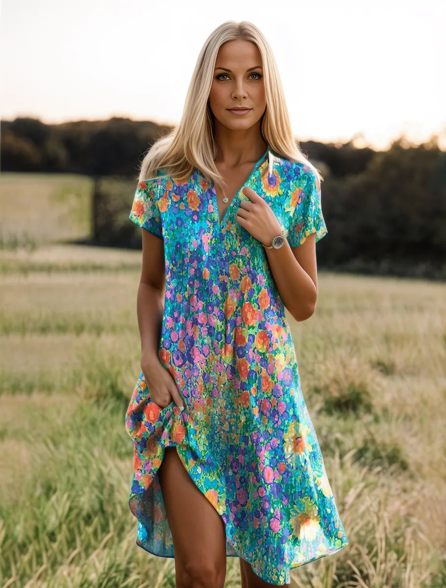 Diamond | Robe Bohème Chic à Silhouette Fluide pour Femme – Vesper Lorain